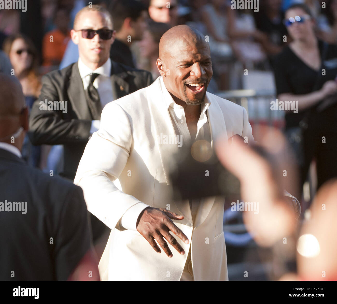 Hollywood, California, USA. 11th Aug, 2014. TERRY CREWS arrives at the ...