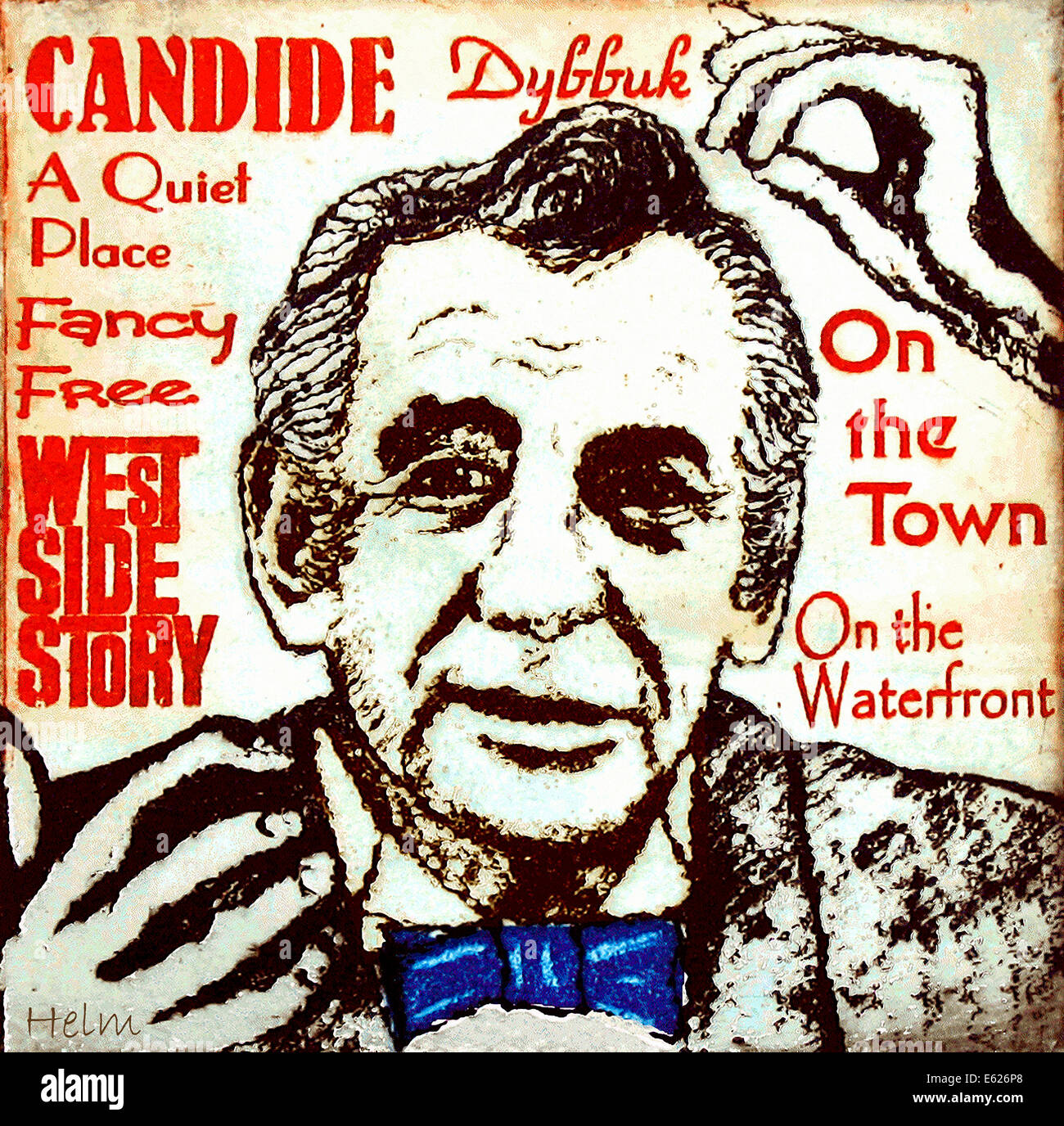 Leonard bernstein composer portrait hi-res stock photography and images ...