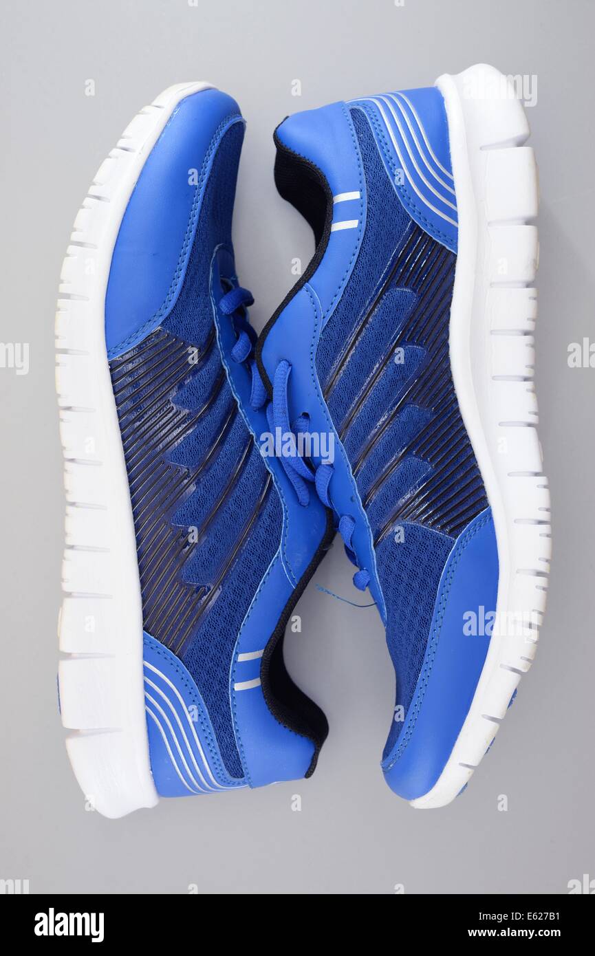 A close up shot of running shoes Stock Photo - Alamy