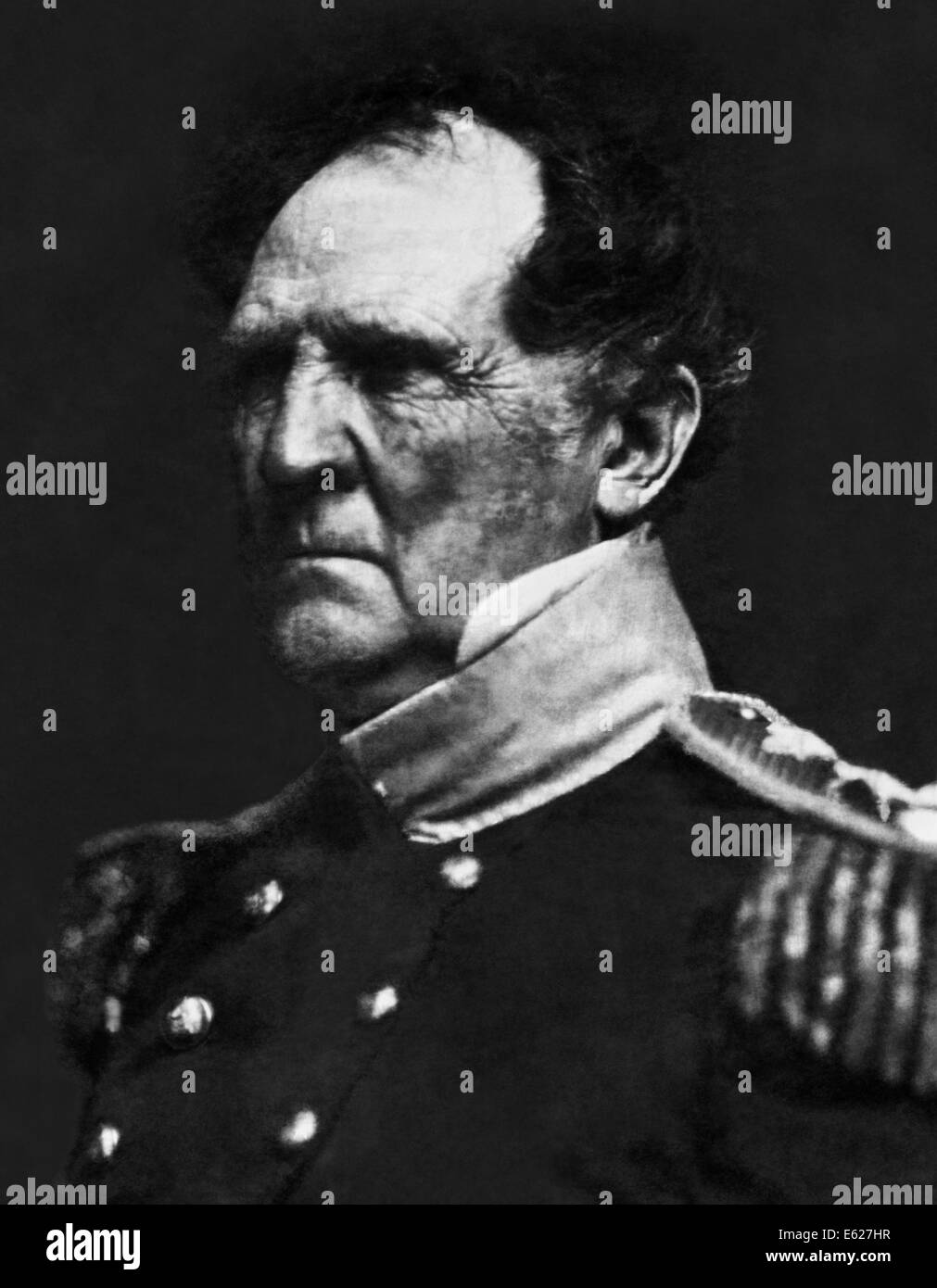 Vintage portrait photo of Winfield Scott Stock Photo - Alamy