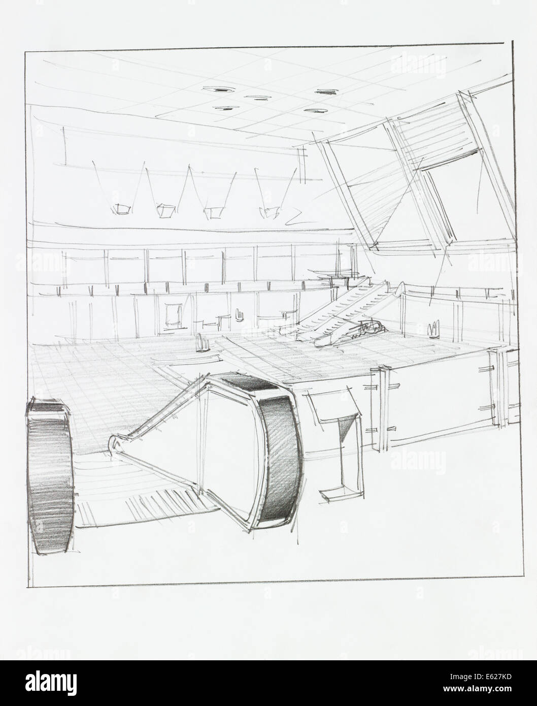 Airport Drawing Perspective