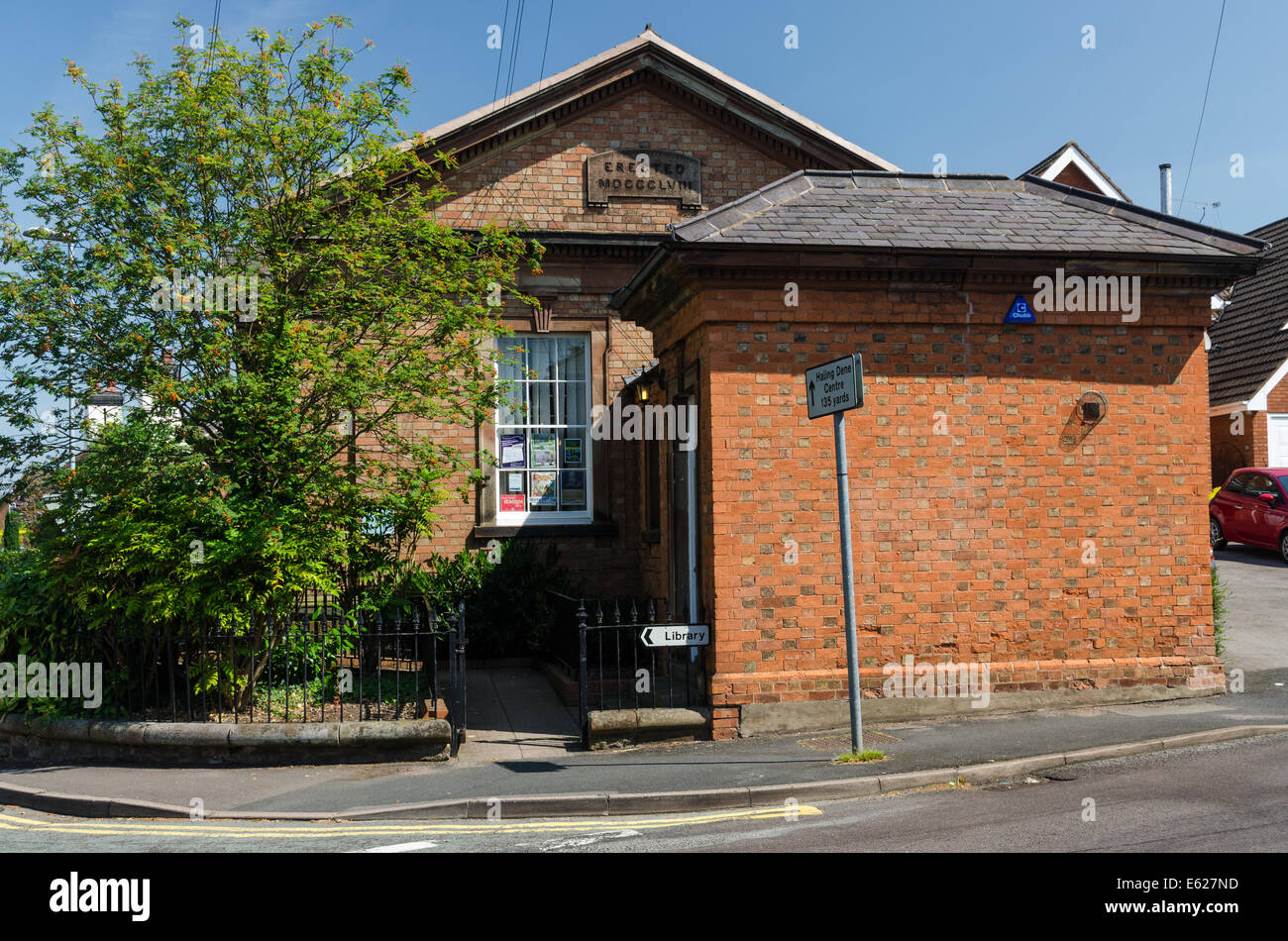 Penkridge Library, Staffordshire Stock Photo - Alamy