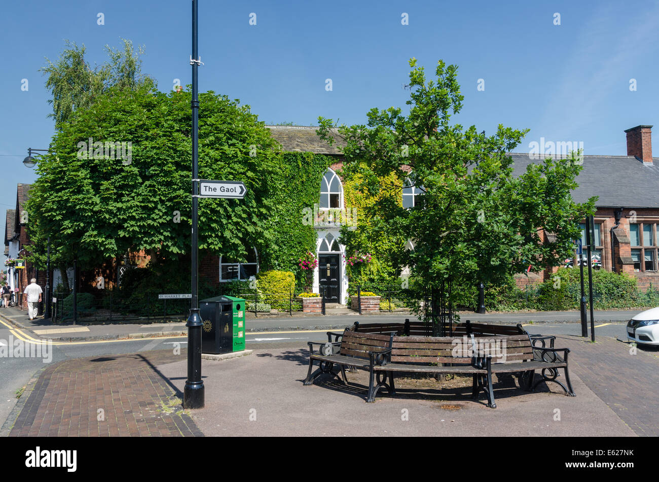 Market Place in the Staffordshire town of Penkridge Stock Photo - Alamy