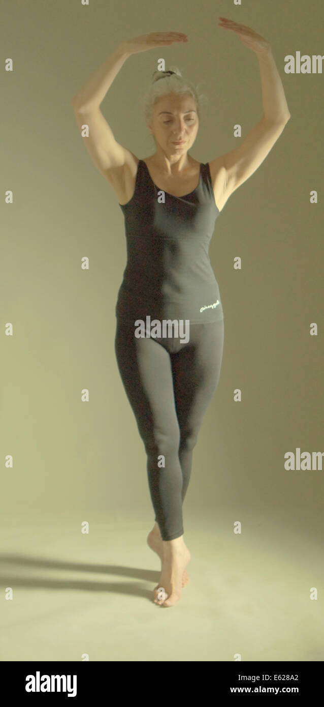 Mature Alex does yoga & ballet to stay fit ,flexible, maintain body ...