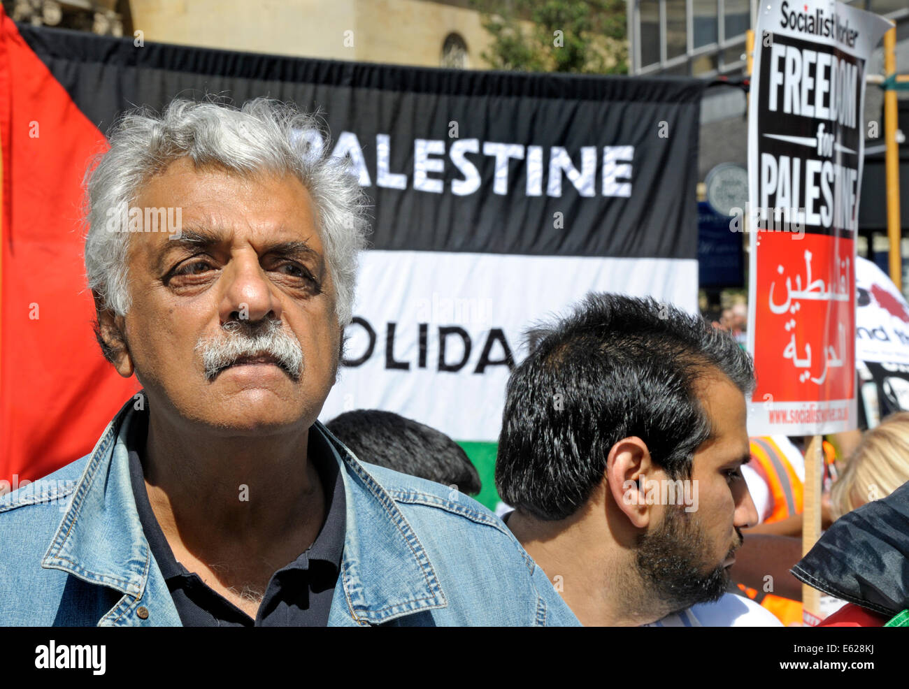 Tariq Ali (left-wing British Pakistani writer and broadcaster) at the ...