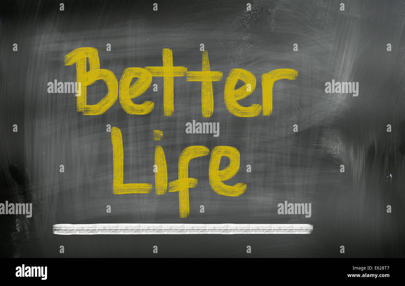 Better Life Concept Stock Photo - Alamy