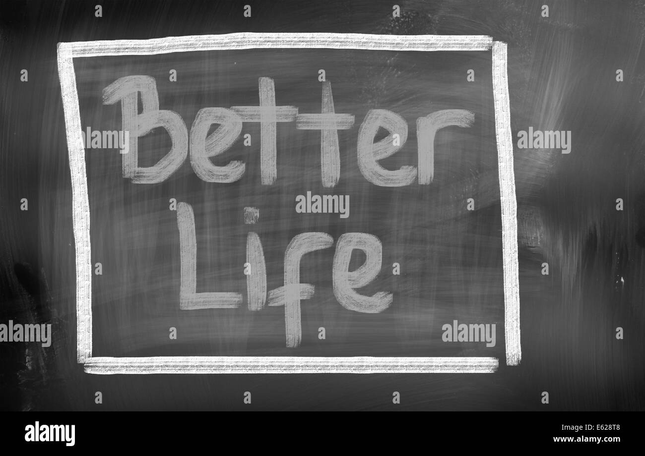 Better Life Concept Stock Photo - Alamy