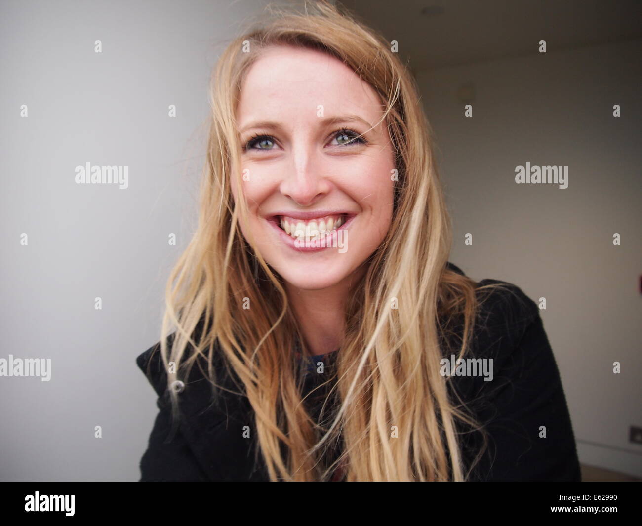 Beautifully happy on the inside Stock Photo - Alamy
