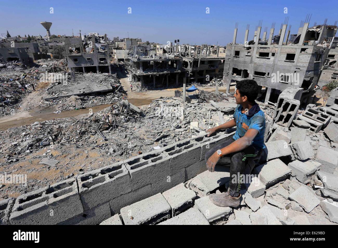 Beit Hanoun, Gaza Strip, Palestinian Territory. 12th Aug, 2014. A ...