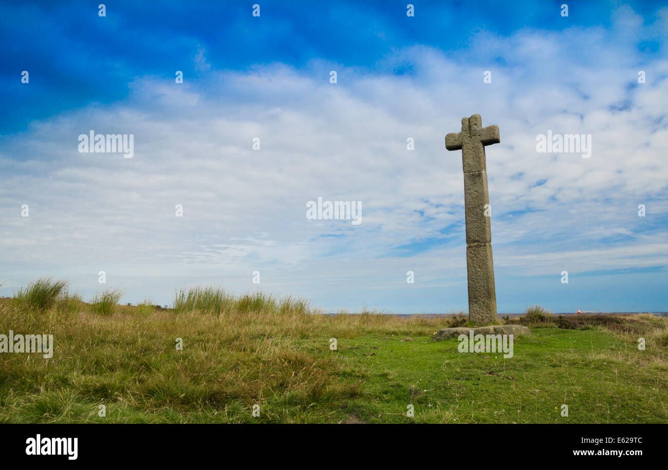 Ralph Cross on the North York Moors Stock Photo - Alamy