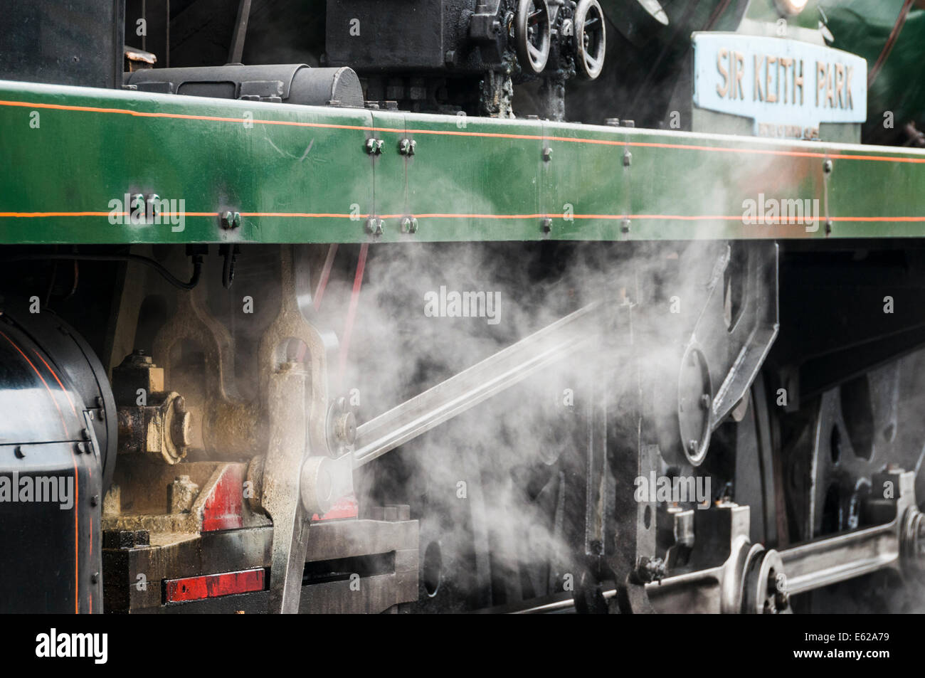 Steam Train Wheels Connecting Rods Stock Photos & Steam Train Wheels ...
