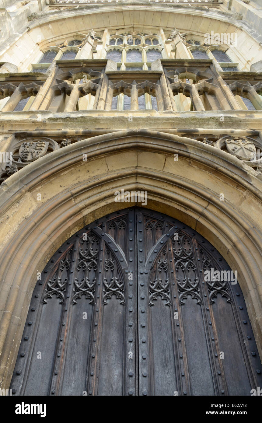 Doorway gloucester cathedral gloucester hi-res stock photography and ...