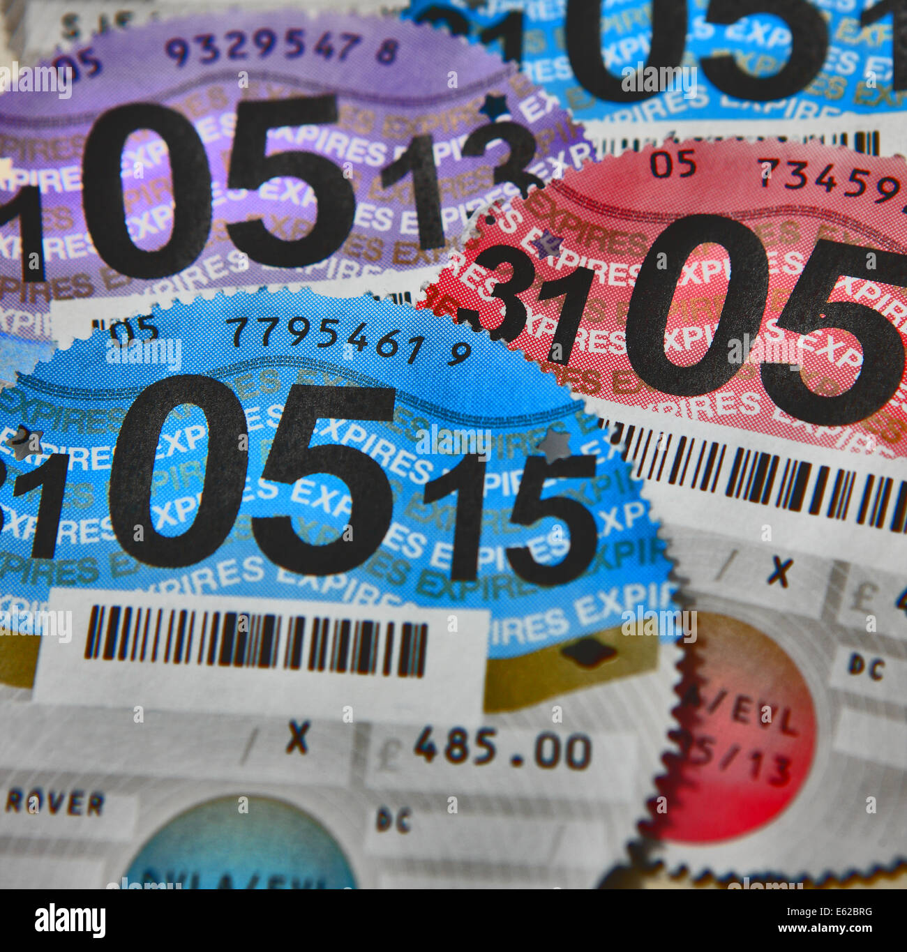 Vehicle tax disc hi-res stock photography and images - Alamy