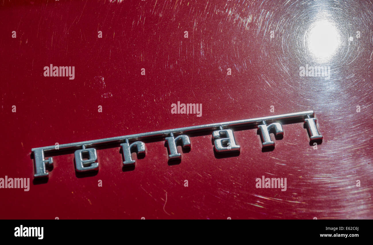 Ferrari writing hi-res stock photography and images - Alamy