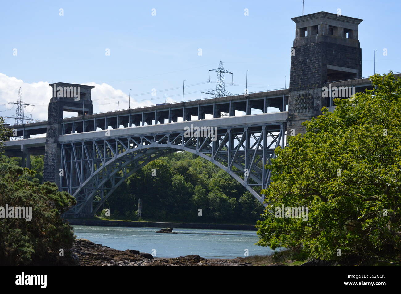 Britannia bridge anglesey wales hi-res stock photography and images - Alamy