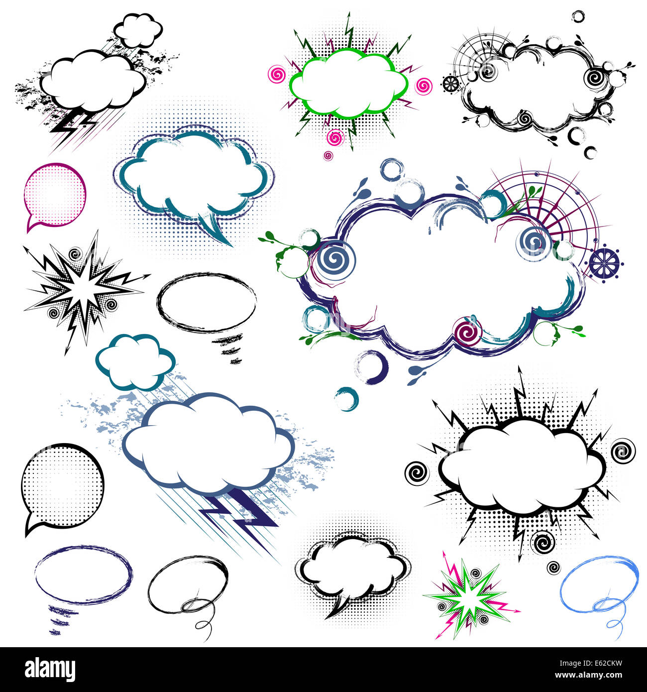 Comic Bubbles Stock Photos & Comic Bubbles Stock Images - Alamy