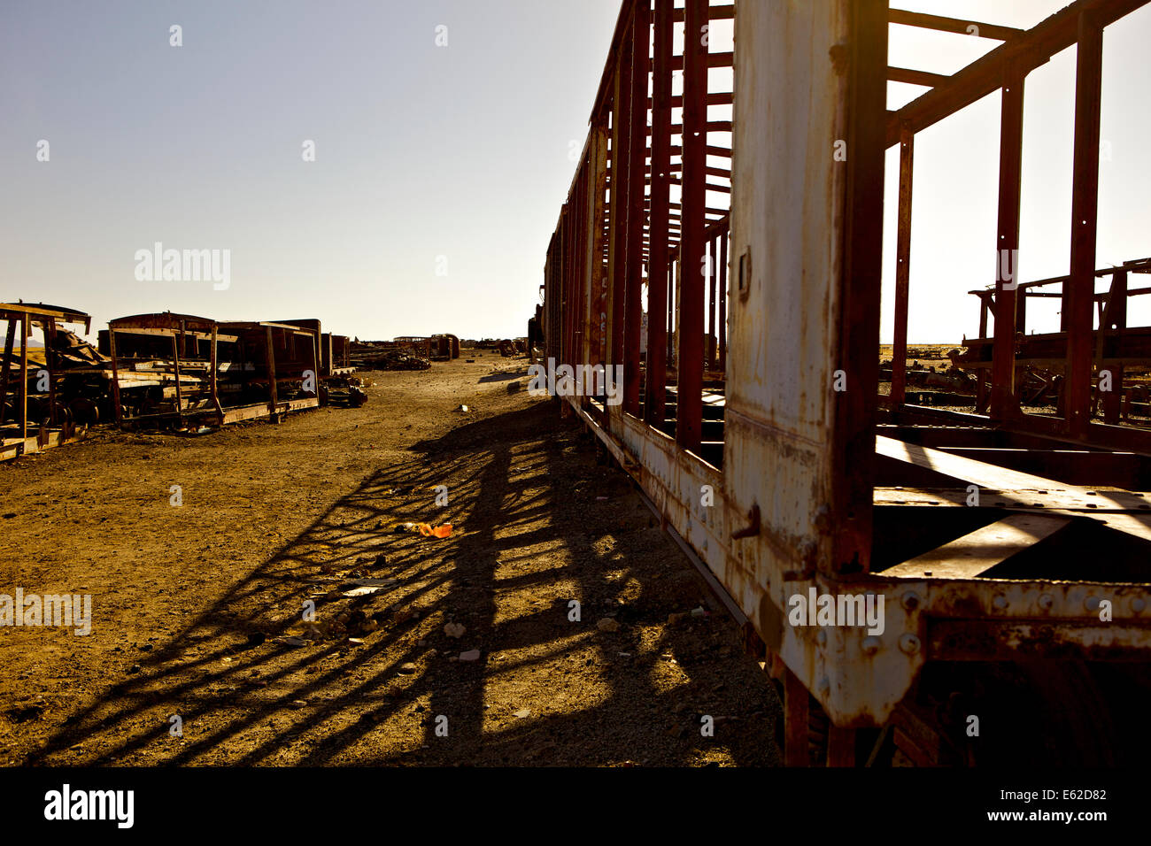 Train cemetery (train graveyard), Uyuni, Southwest, Bolivia, South ...