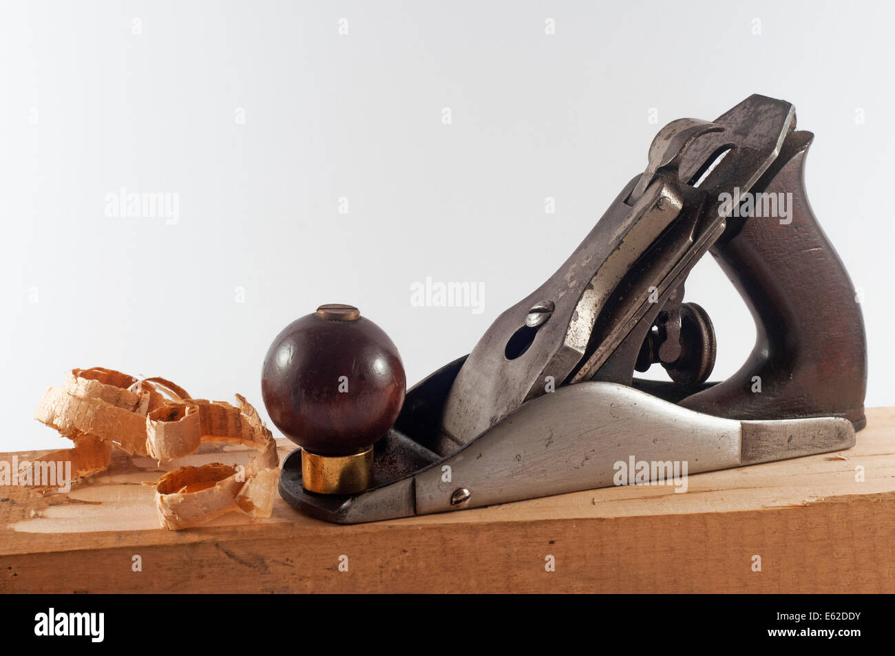 Old plane of italian carpenter Stock Photo - Alamy