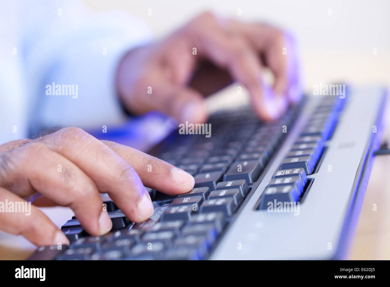 Typing movement hi-res stock photography and images - Alamy