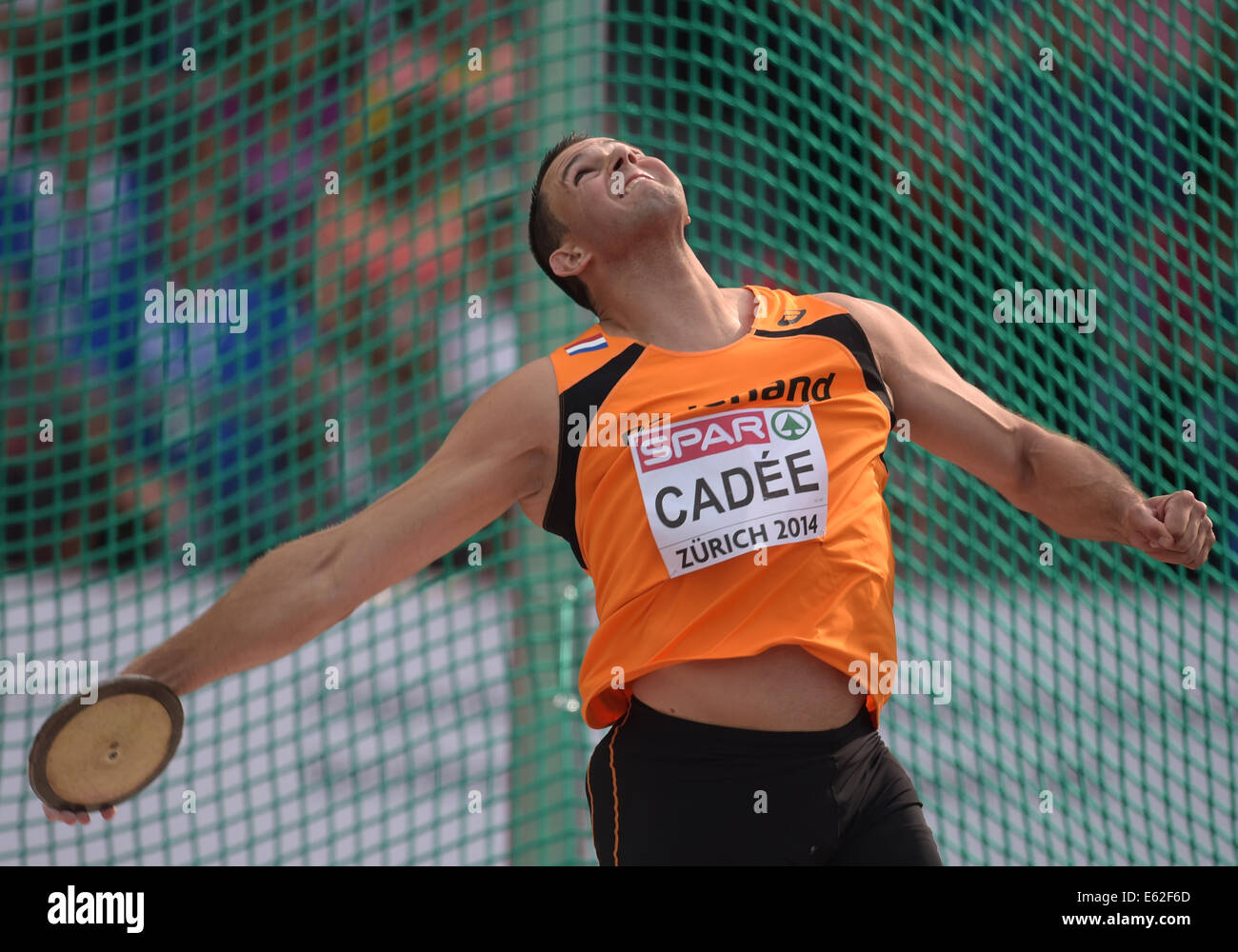 Zurich, Switzerland. 12th Aug, 2014. Erik Cadee of the Netherlands ...