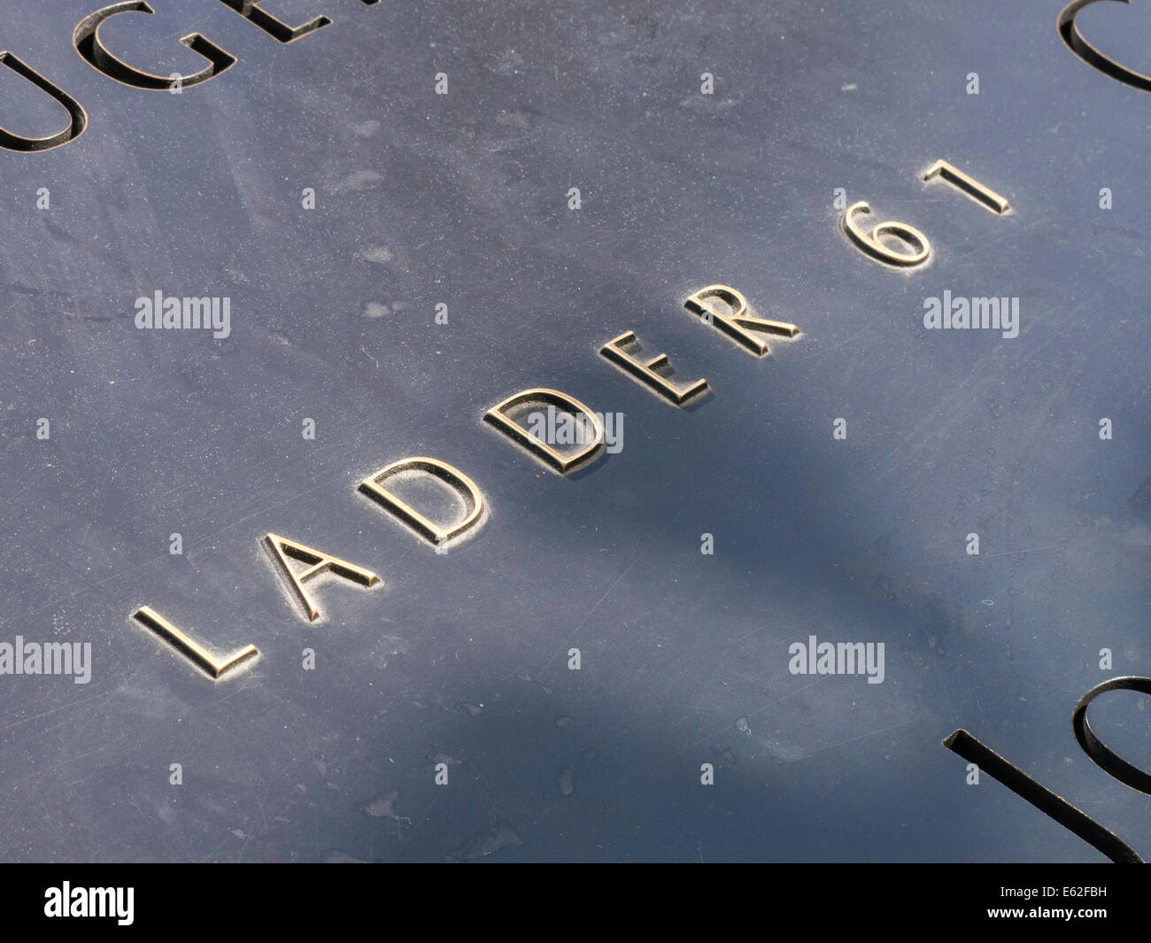 Ladder 61 Remembance, WTC Footprint Pool, Waterfalls and Wall of Names ...