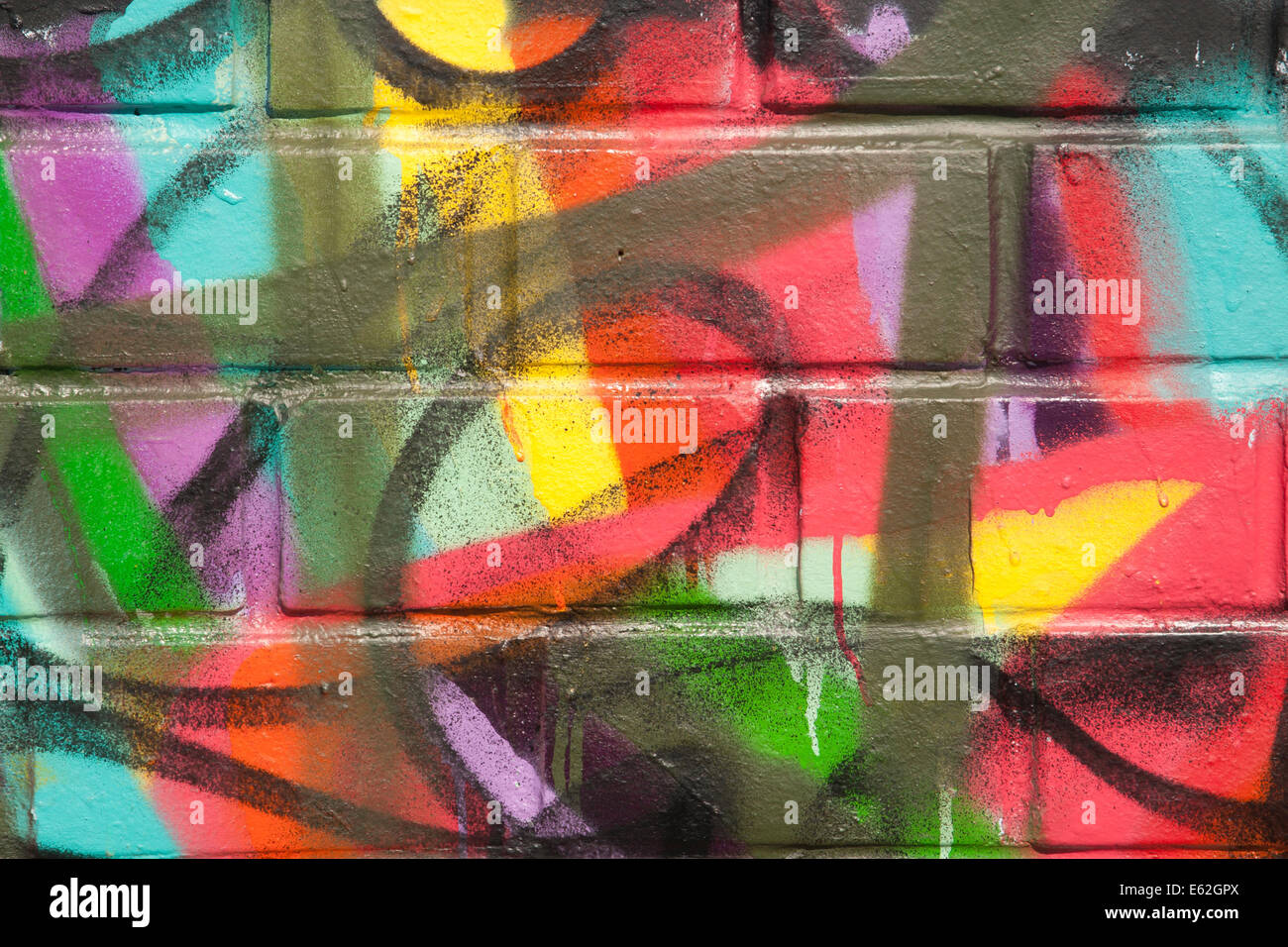 Brick art graffiti hi-res stock photography and images - Alamy