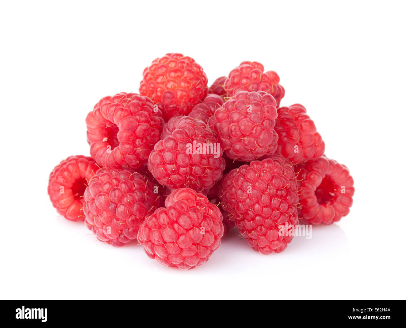 Fresh ripe raspberries. Isolated on white background Stock Photo - Alamy