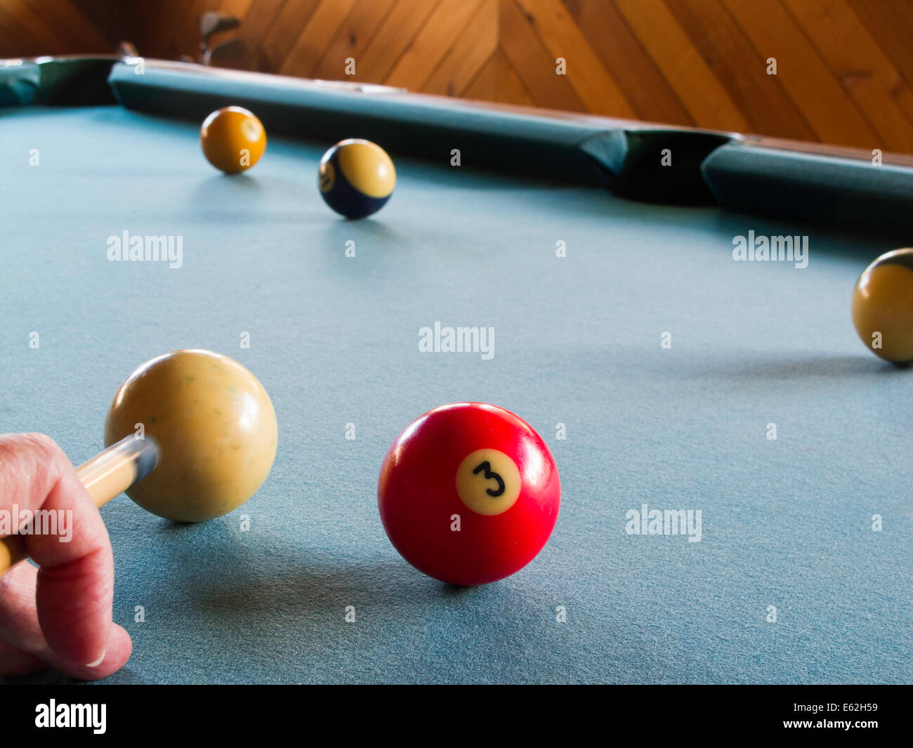 Billiards table detail hi-res stock photography and images - Alamy