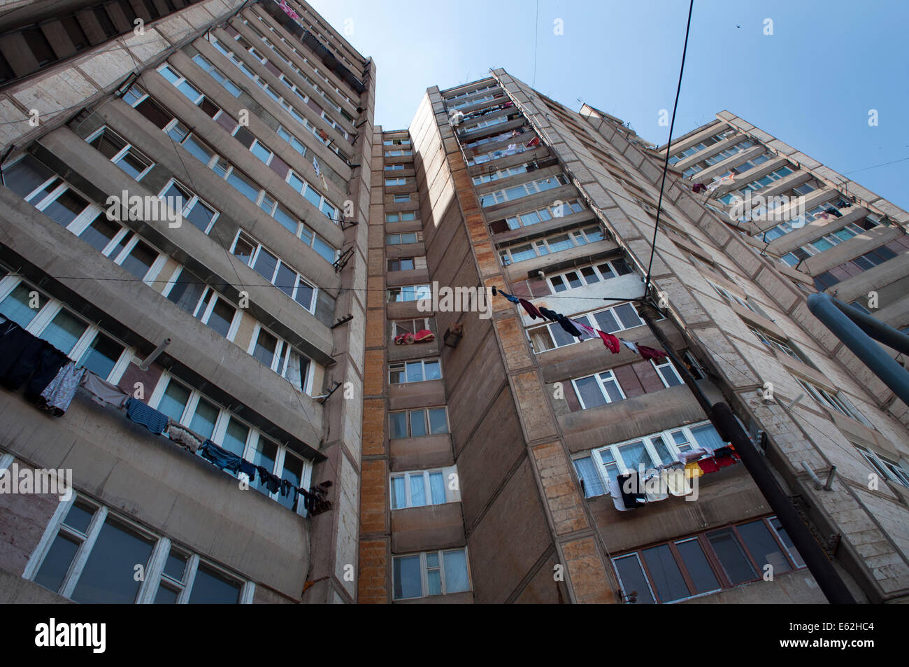 Soviet social housing block, Yerevan, Armenia Stock Photo - Alamy