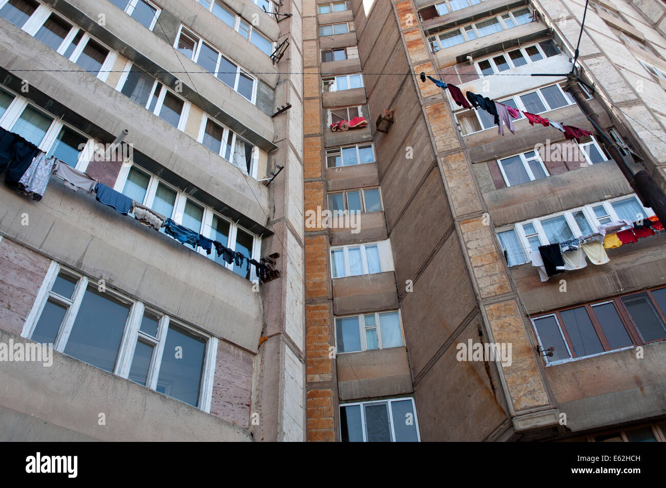 Soviet social housing block, Yerevan, Armenia Stock Photo - Alamy