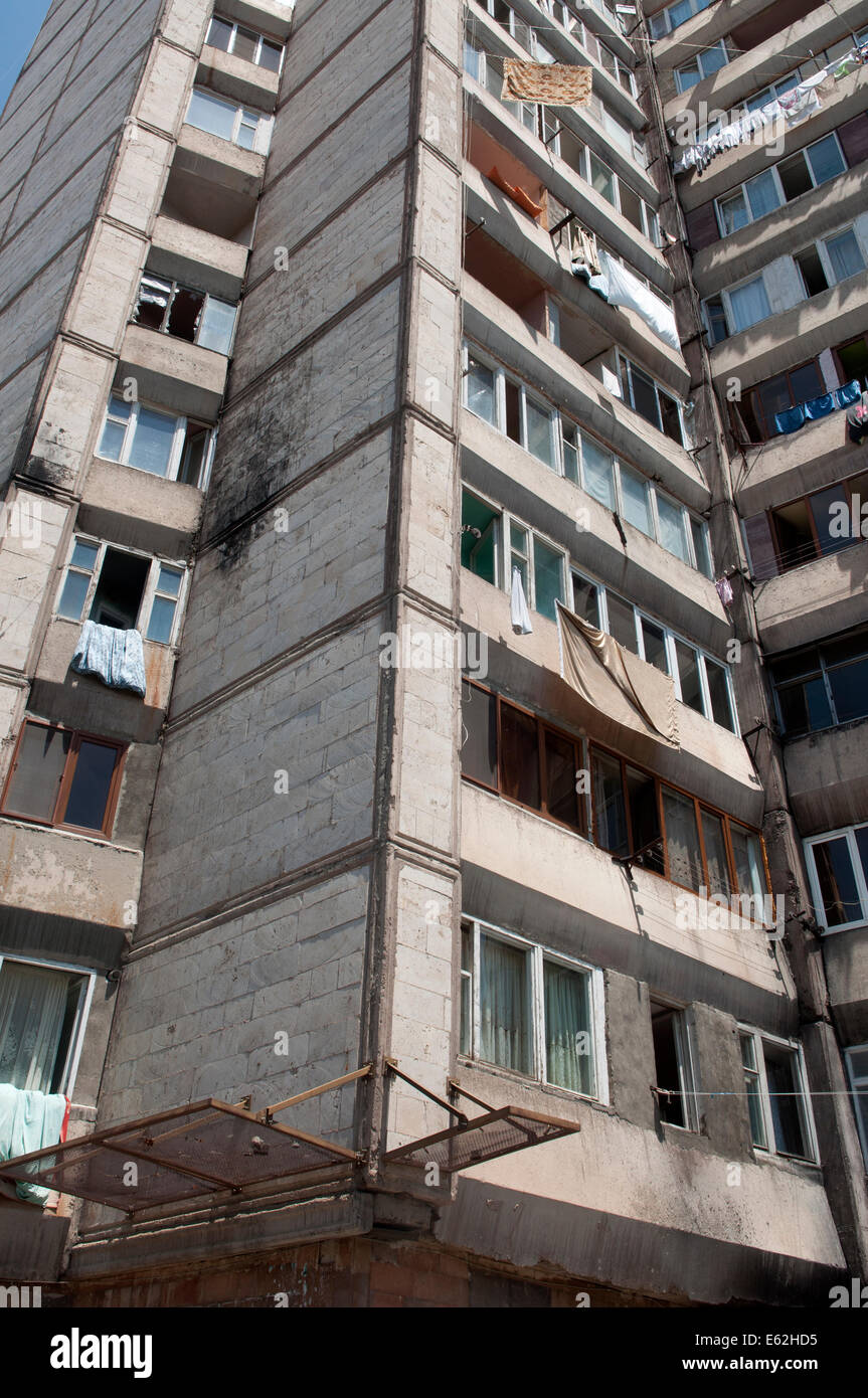 Soviet social housing block, Yerevan, Armenia Stock Photo - Alamy