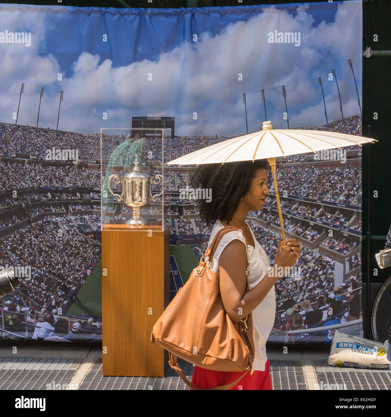 US Open trophy on display as tennis fans and foodies flock to Madison ...