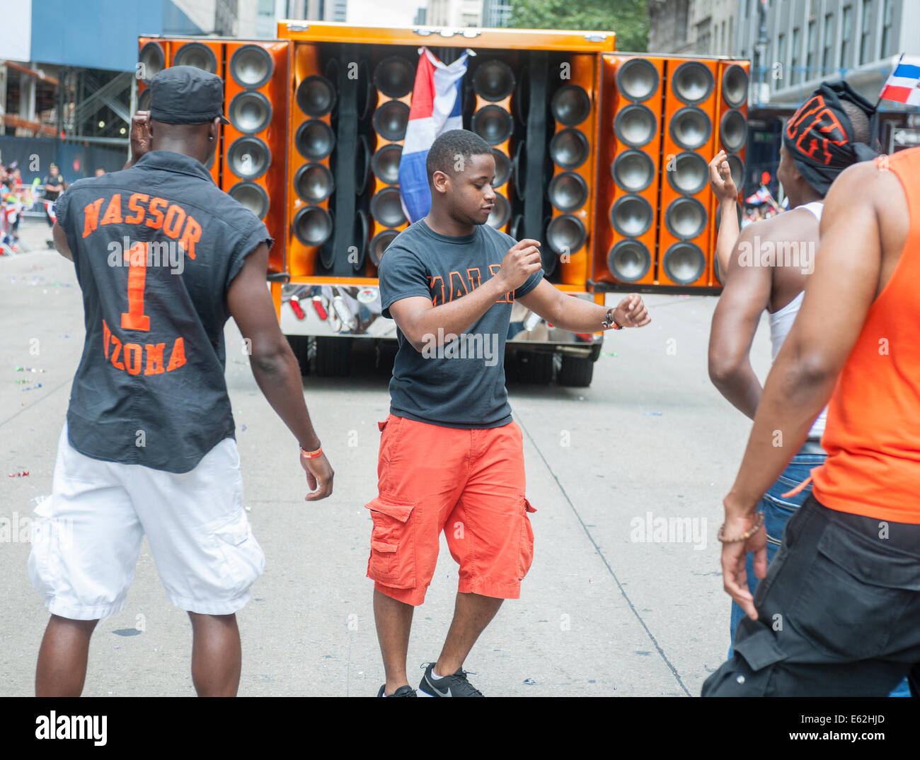 Dancers perform in front of excruciatingly loud speakers in the 33rd ...