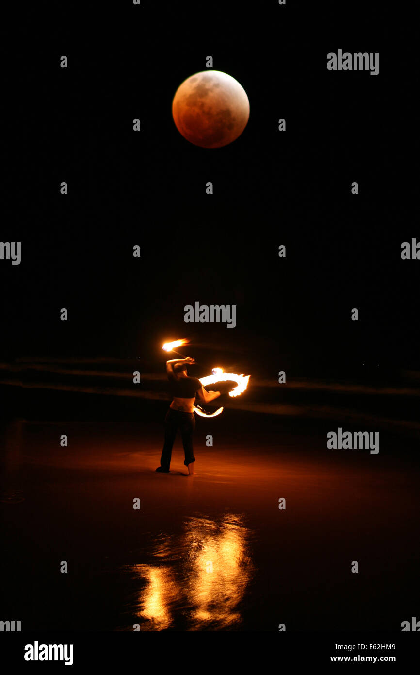 Fire Twirler High Resolution Stock Photography and Images - Alamy