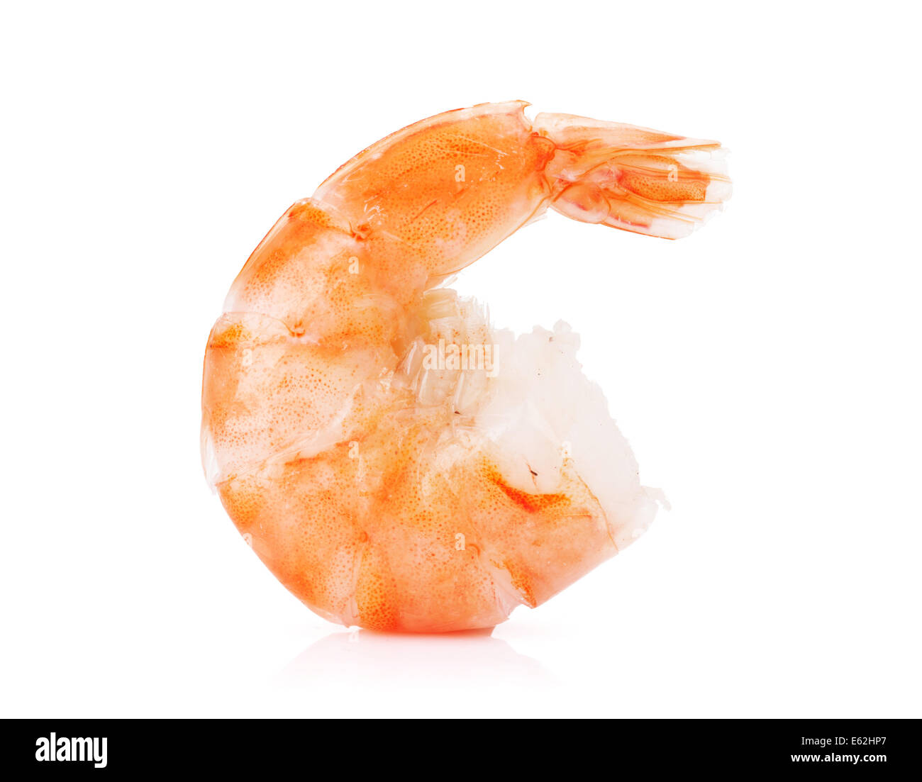 Cooked shrimp. Isolated on white background Stock Photo - Alamy