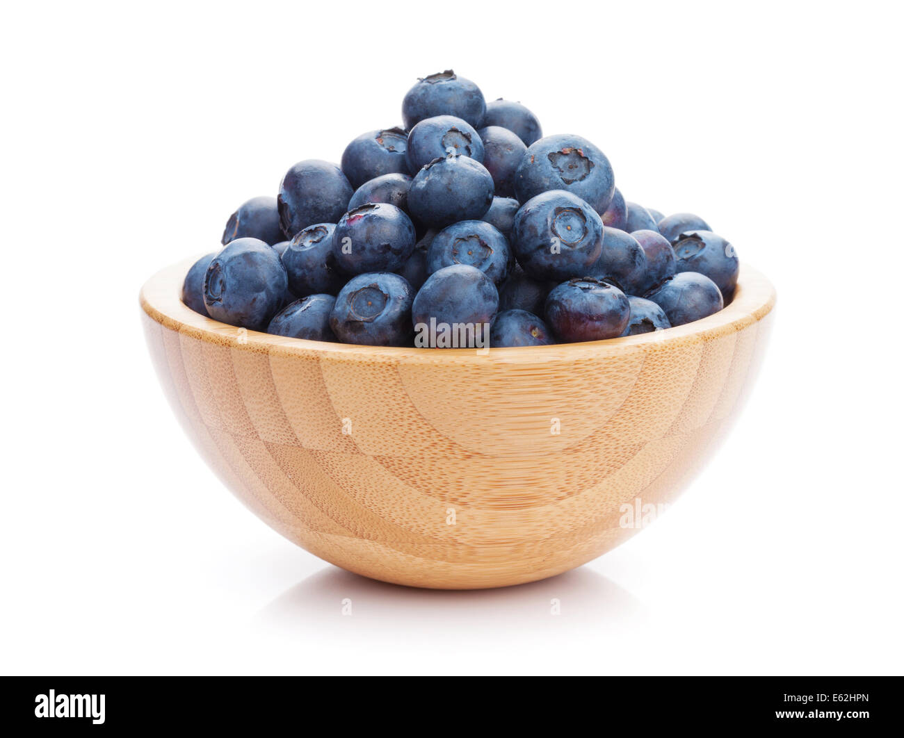 Blueberries in bowl. Isolated on white background Stock Photo - Alamy