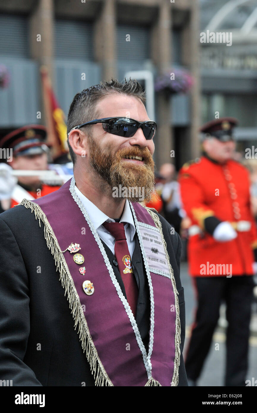 A member of the Apprentice Boys of Derry Parent Club at the annual ...