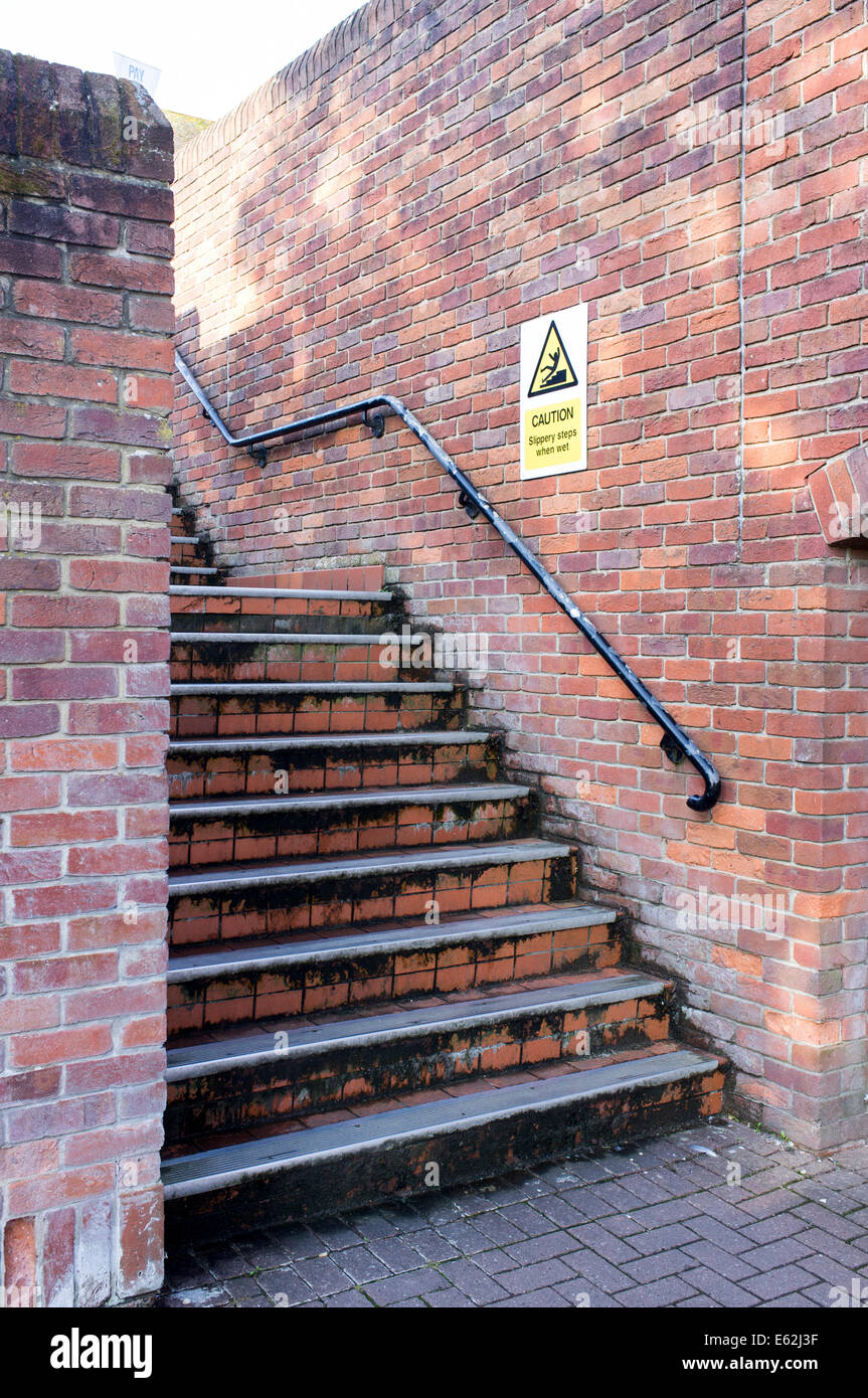 Slippery When Wet Stairs