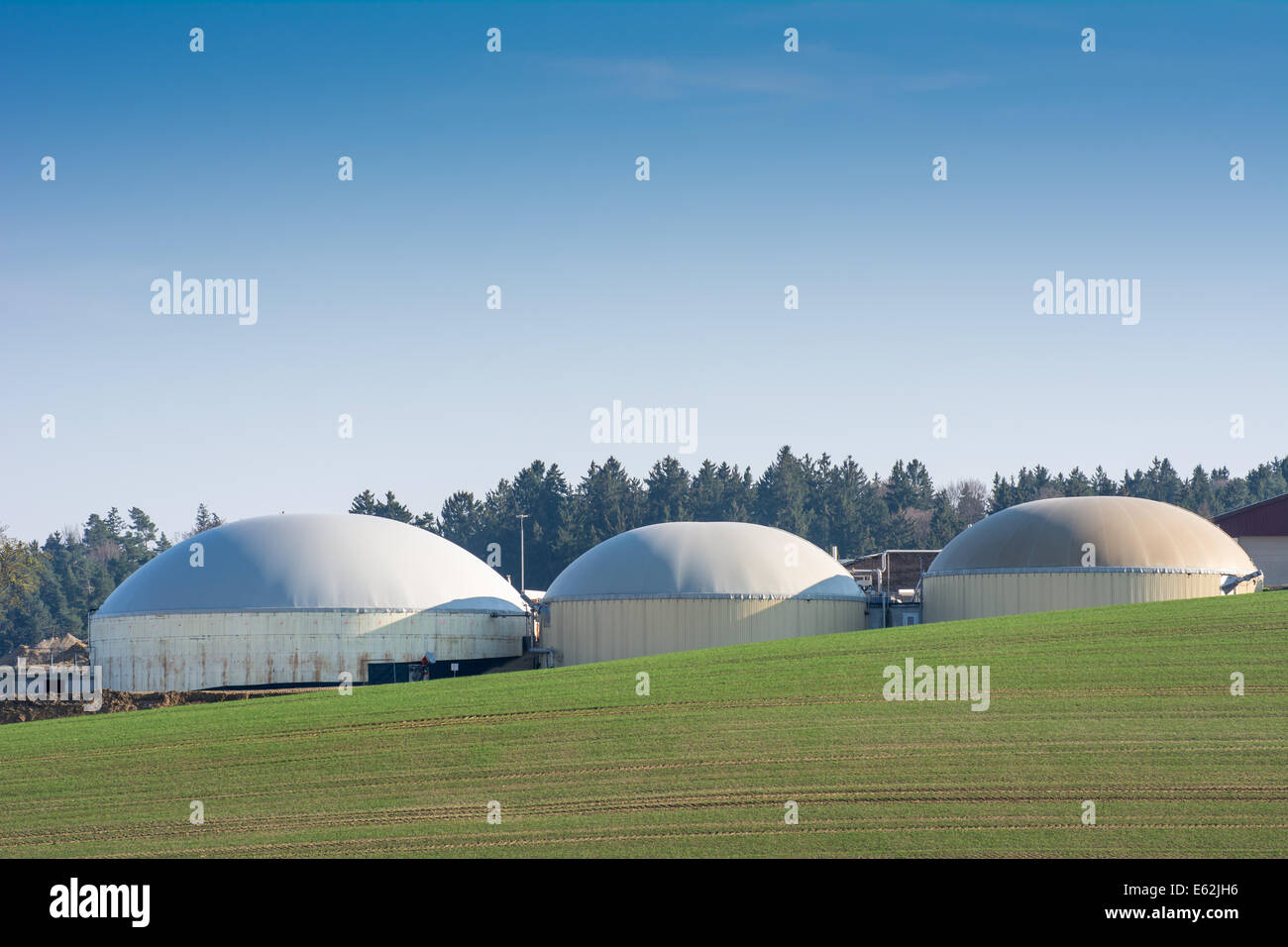 Facility for bio energy production Stock Photo - Alamy