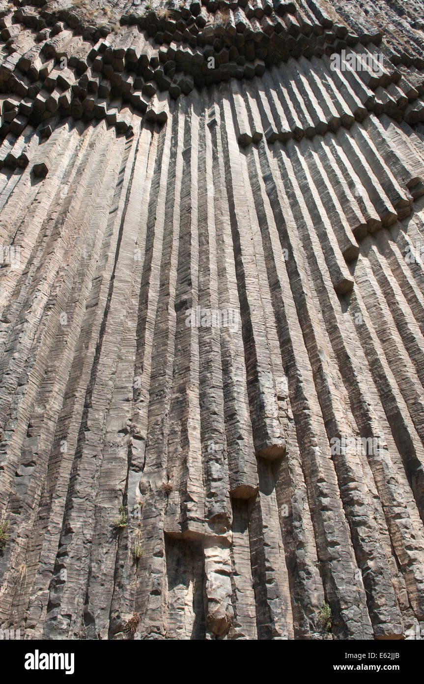 Interlocking basalt columns, Garni Gorge, Armenia Stock Photo - Alamy