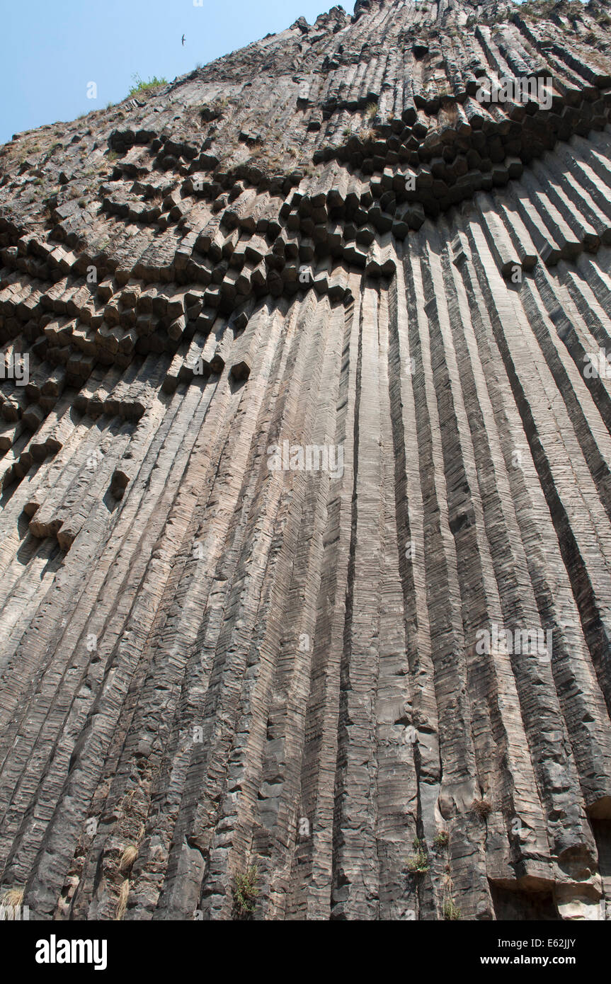 Interlocking basalt columns, Garni Gorge, Armenia Stock Photo - Alamy
