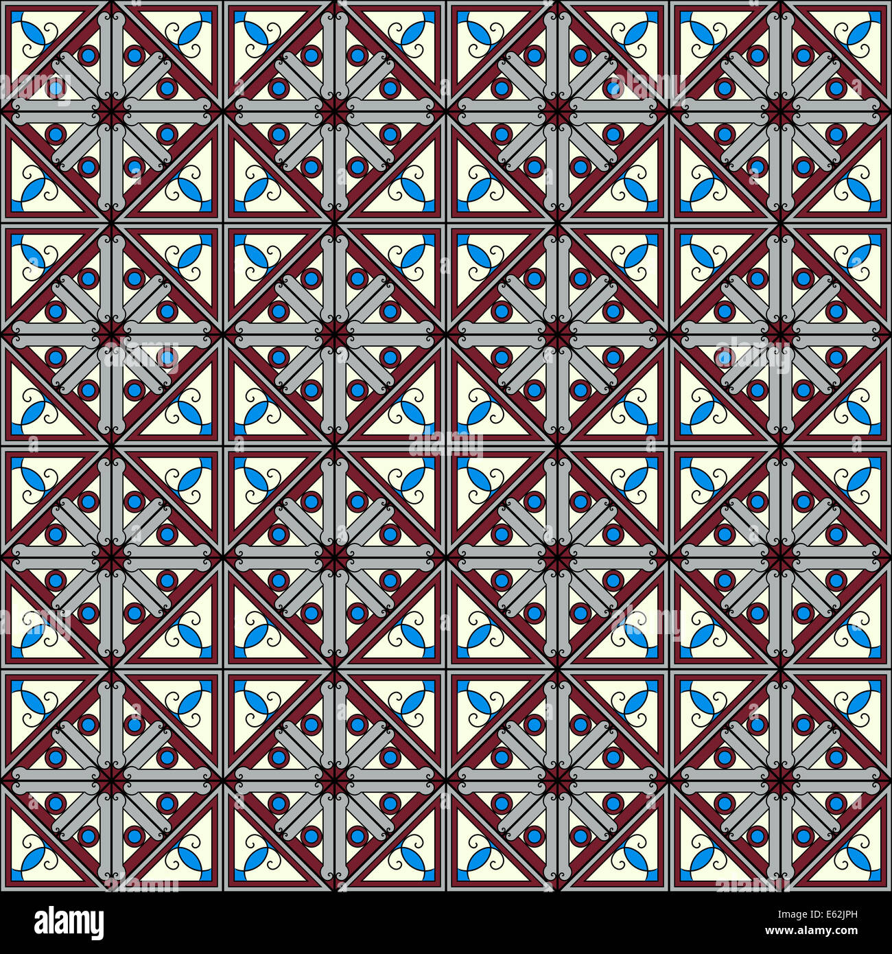 Colorful ethnic pattern seamless. Arabesque style Stock Photo - Alamy