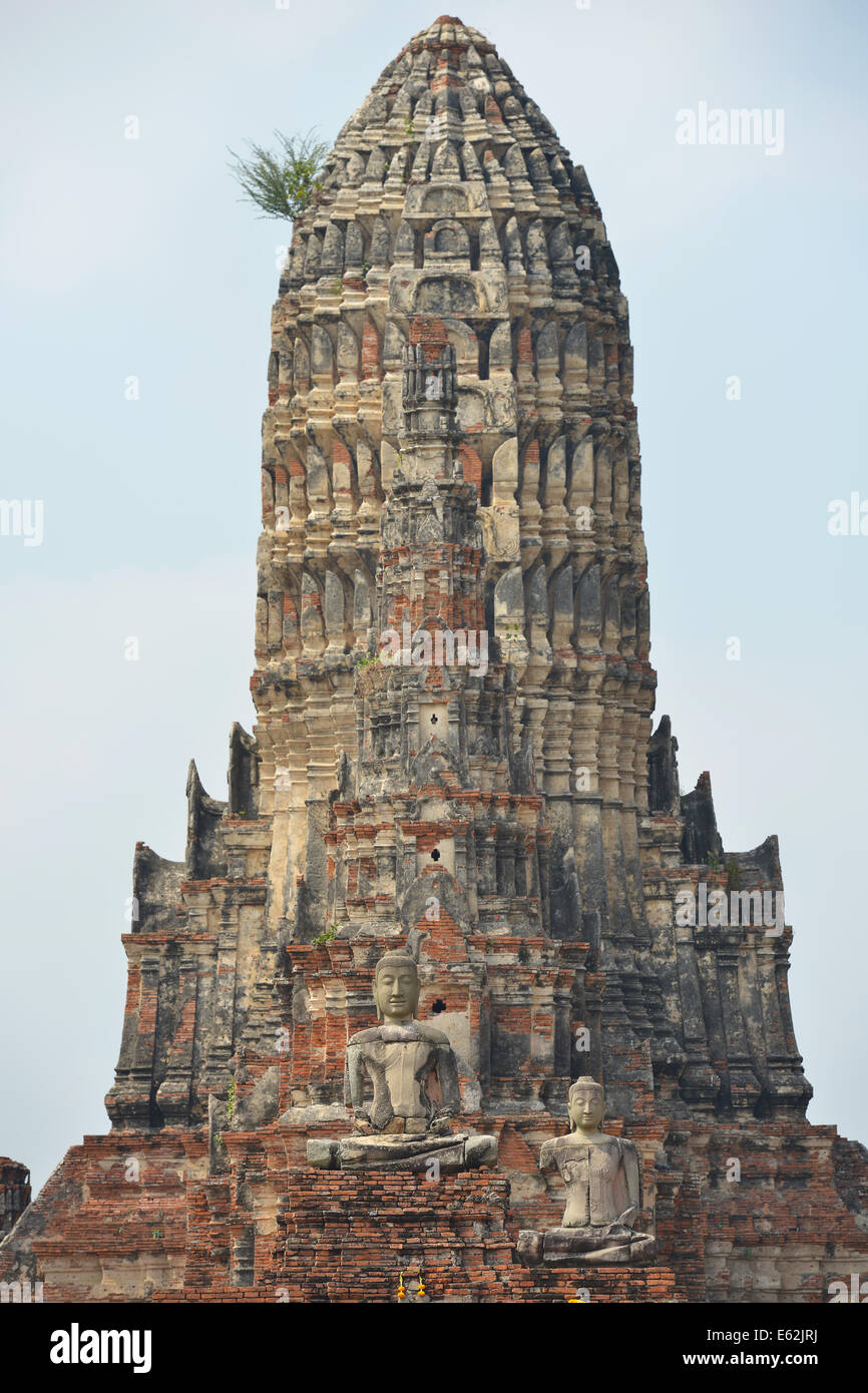 Wat Chai Wattanaram in Ayutthaya, Thailand Stock Photo - Alamy