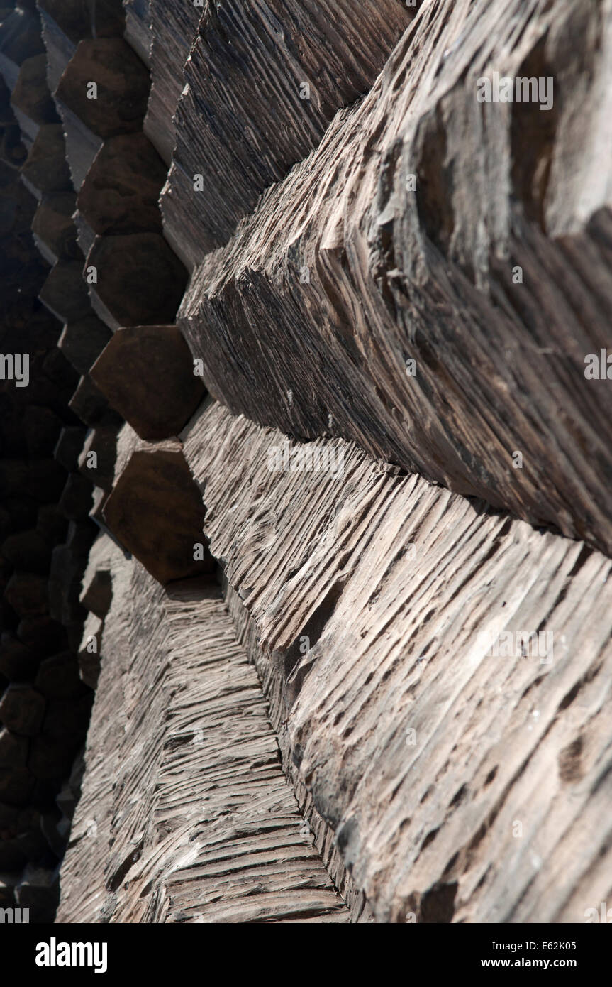 Interlocking basalt columns, Garni Gorge, Armenia Stock Photo - Alamy