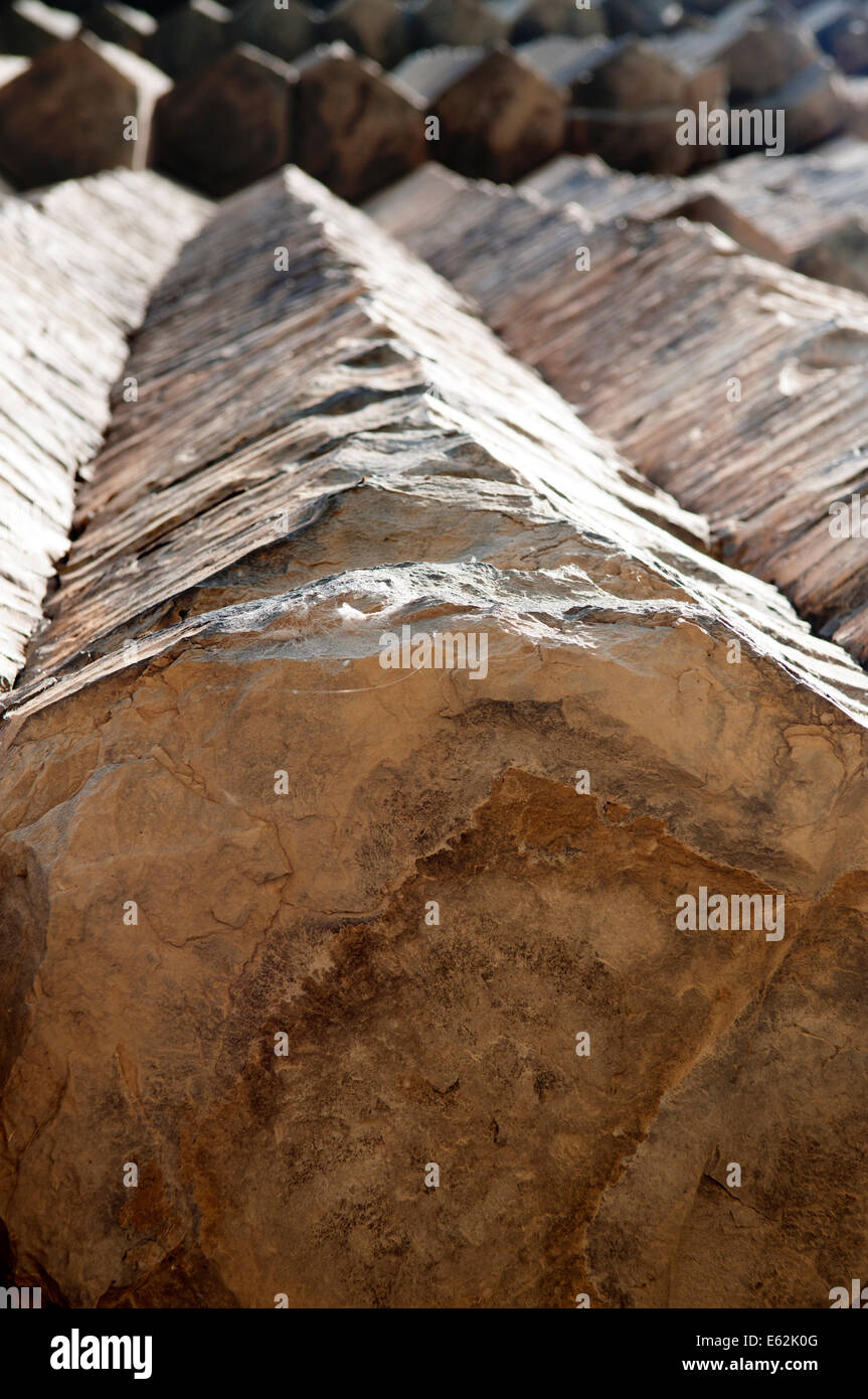 Interlocking basalt columns, Garni Gorge, Armenia Stock Photo - Alamy