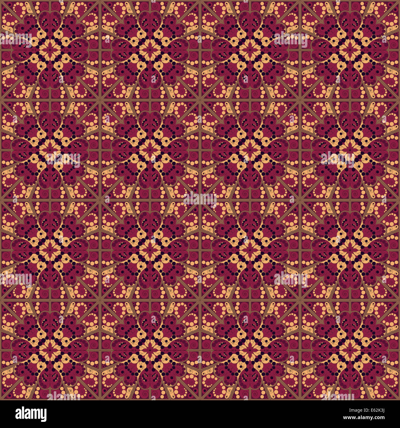 Colorful ethnic pattern seamless. Arabesque style Stock Photo - Alamy