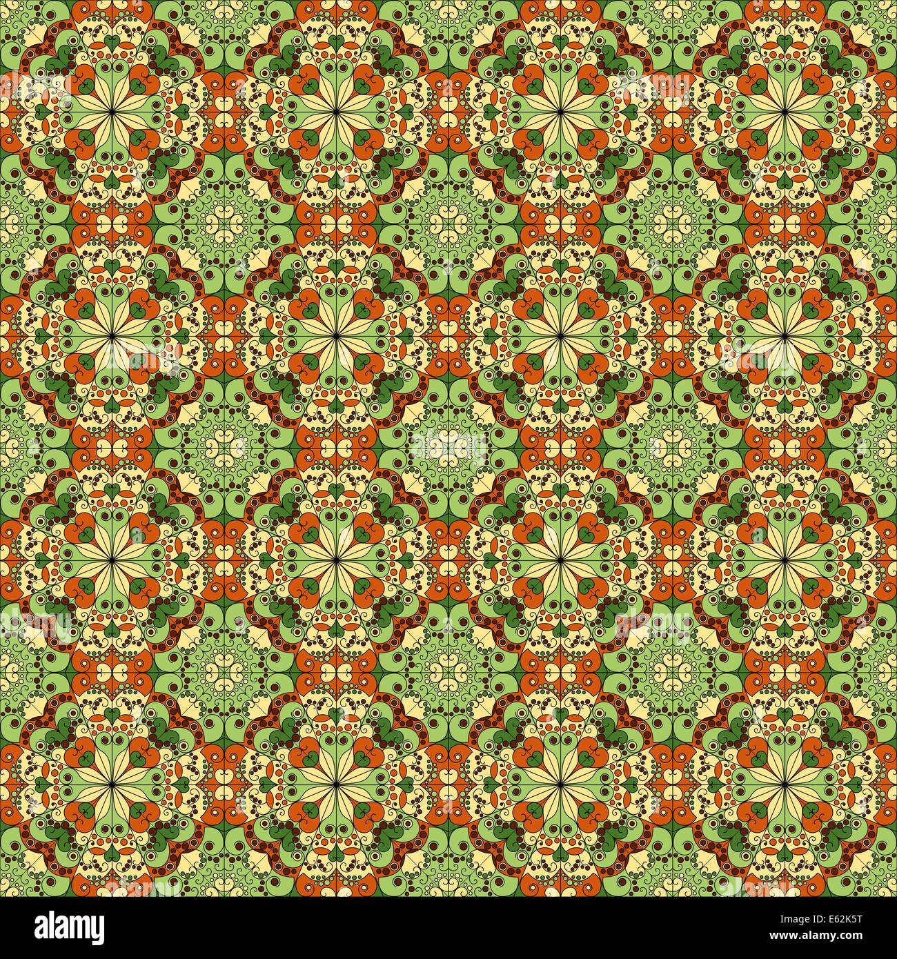 Colorful ethnic pattern seamless. Arabesque style Stock Photo - Alamy