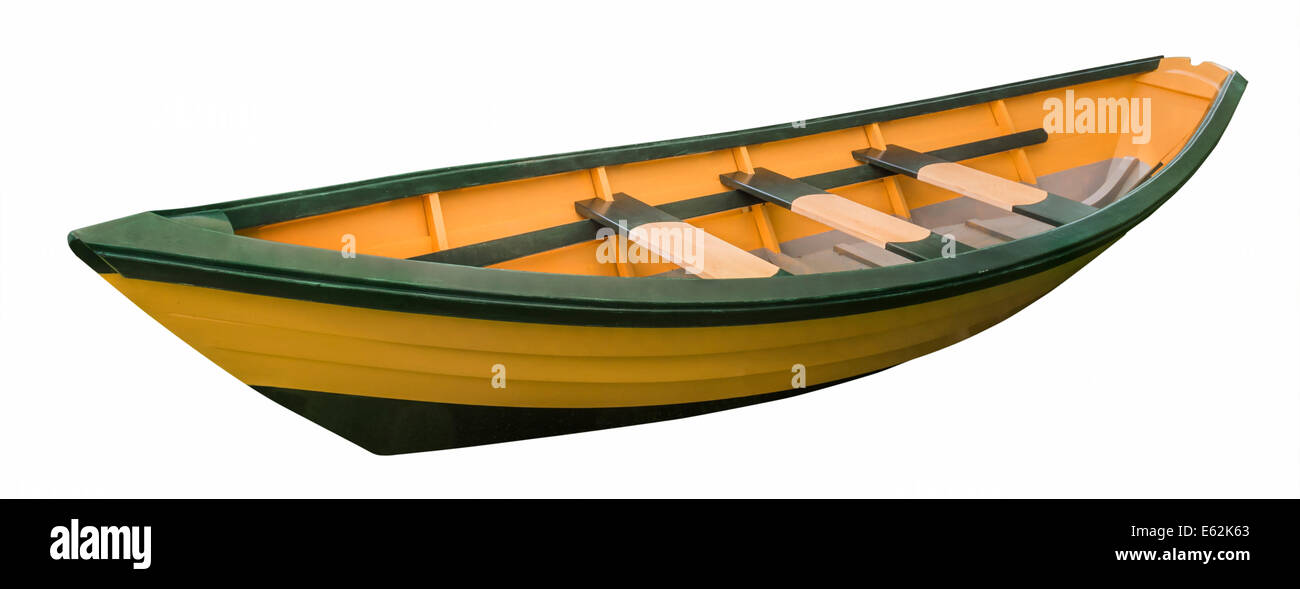 New England wooden Dory rowboat, isolated Stock Photo - Alamy