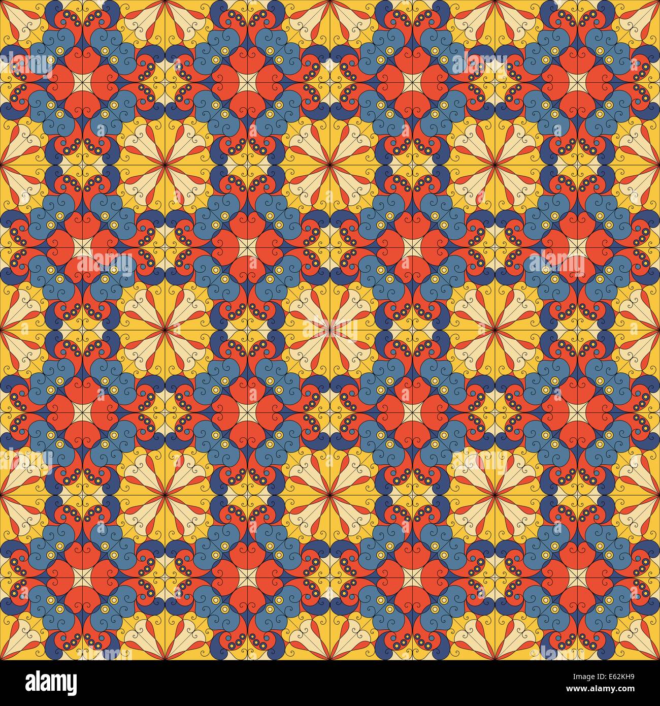 Colorful ethnic pattern seamless. Arabesque style Stock Photo - Alamy