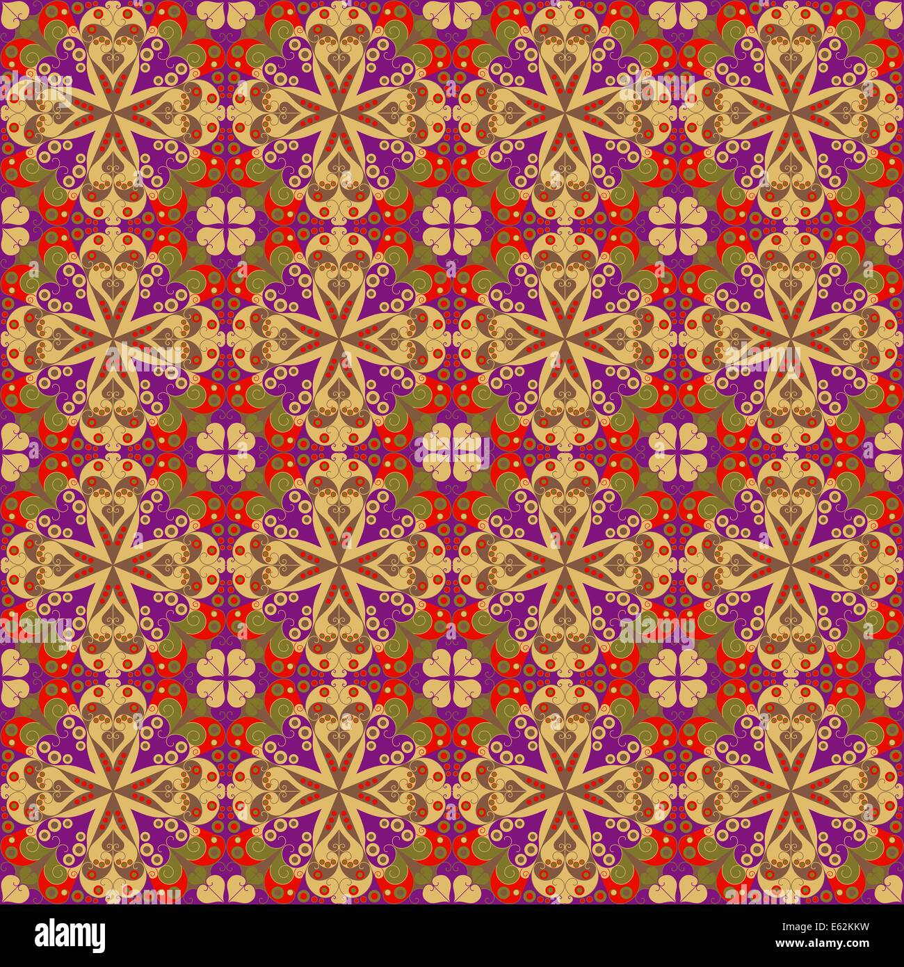 Colorful ethnic pattern seamless. Arabesque style Stock Photo - Alamy